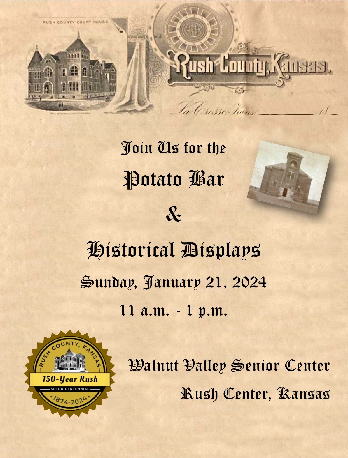 Celebrate the 150-Year Rush - Rush County, Kansas